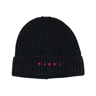 Marni Bonnet - unisex - Accessoires - Noir - Taille: L