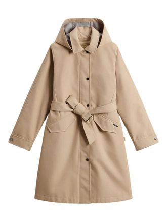 Woolrich trench ceinturé à capuche - Tons neutres