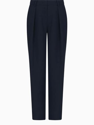 A|X Armani Exchange pantalon à coupe droite - Bleu