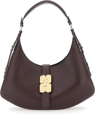 Ganni Femme, Sacs, Brun, Taille: ONE Size Kat Small