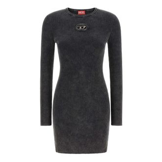 Diesel Femme, Robes, Noir, Taille: 38 FR M-Anchorage-Ls Mini Dress