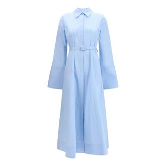 Gabriela Hearst Carmina Shirtdress - - Dresses - Damen - Blau - S