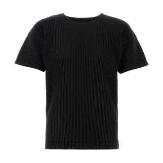 Issey Miyake Basics T-Shirt - - Tops - Herren - Schwarzk - L