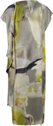 SOEUR Soeur, Femme, Robes, Multicolore, Taille: 44 FR Robe Midi en Twill de Soie