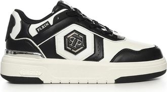 Philipp Plein Homme, Chaussures, Blanc, Taille: 43 EU Sk8R Low-top Baskets
