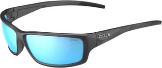 Bolle Bolle - Cerber, Black Matte, Sky Blue Polarized, Medium-Large, Unisex, Adult