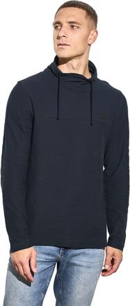 Street One Men Herren Funnelneck Strukturshirt