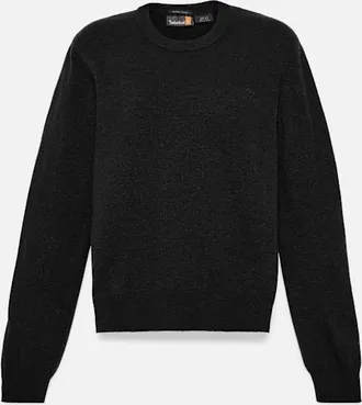 Timberland Rundhalspullover aus Merinowolle f&uuml;r Damen in Schwarz, Damen, Schwarz, Gr&ouml;&szlig;e