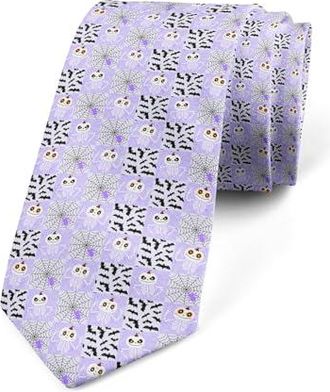 Generic Cravate Violet Noir &Eacute;l&eacute;gant Necktie Fine Cravates Homme Pour Affaires Remise De Dipl&ocirc;me Accessoires