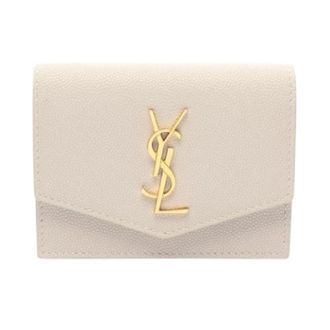 Saint Laurent Porte-cartes Pre-owned - Femme - Pre-owned - Beige - Taille: ONE Size