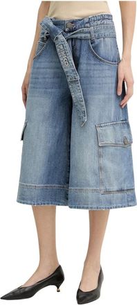 Pinko Pinko, Damen, Shorts, Blau, W28Gr&ouml;&szlig;e