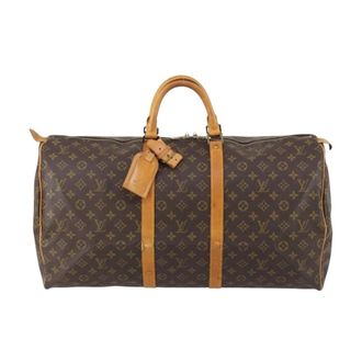 Louis Vuitton unisex, Pre-owned, Brun, Taille: ONE Size Sac de voyage Keepall en toile Monogram Pre-owned