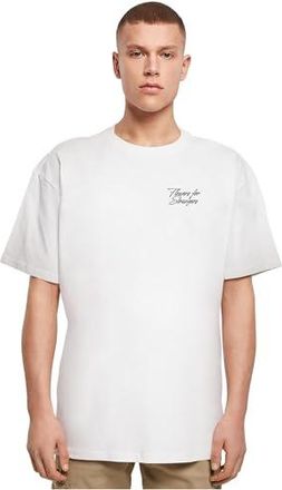 Mister Tee Mt4009-flowers for Strangers Heavy Oversize Tee T-Shirt, Blanc, XX-Large Femmes