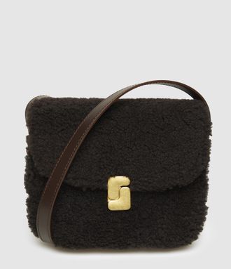 SOEUR Sac Bellissima Mini Marron Fonc&eacute;