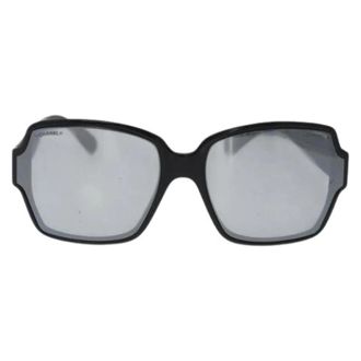 Chanel Pre-owned Logo cc Sonnenbrille - - Pre-owned - Damen - Schwarzk - ONE SIZE