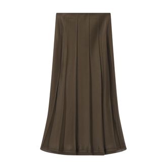 Vince A-Linien Midirock - - Skirts - Damen - Gr&uuml;n - XL