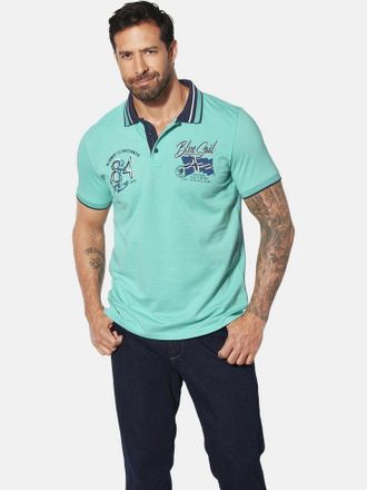 Jan Vanderstorm Poloshirt OLFGIR mit Kontrastdetails