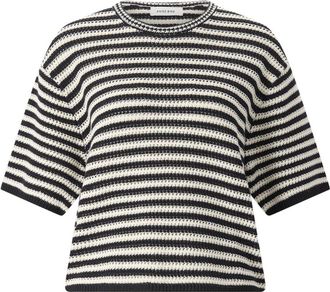 Anine Bing Femme, Pulls, Noir, Taille: 36 FR Tricot &agrave; col rond