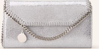 Stella McCartney Clutch Falabella silber