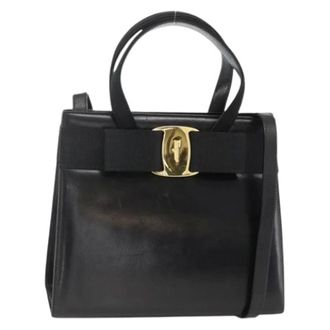 Ferragamo Sac &agrave; main Pre-owned - Femme - Pre-owned - Noir - Taille: ONE Size