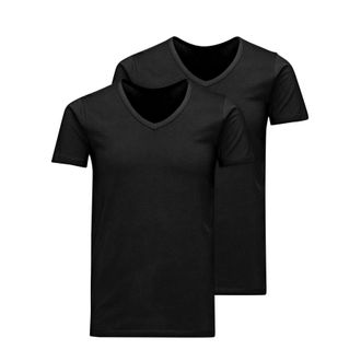 Jack & Jones Jack & Jones T-Shirt-Set Basic 12133914 Schwarz Slim Fit