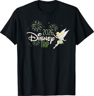 Disney Tinker Bell & Fireworks 2026 Disney Trip Vacation T-Shirt