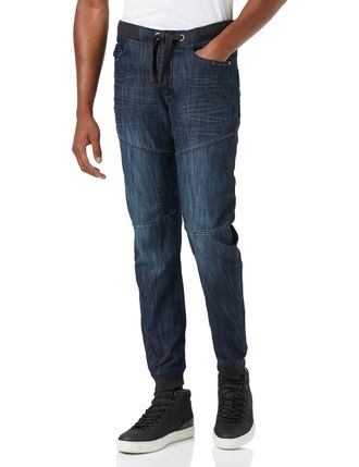 Enzo Jeans Herren Ez377 Tapered Fit Jeans, Blau (Dark Stonewash Dark Stonewash), W32/L32 (Herstellergröße: 32R)