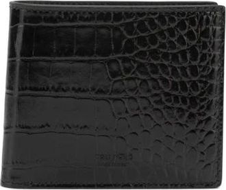 Tom Ford Homme, Accessoires, Brun, Taille: ONE Size Portefeuille bi-fold en cuir gaufr&eacute;