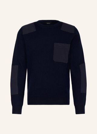 A.P.C. Pullover Mallarme blau