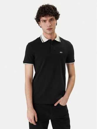 A|X Armani Exchange Poloshirt XM002350 AF10366 UC001 Schwarz Regular Fit