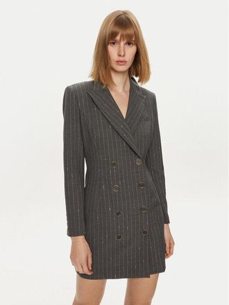 Simona Corsellini Kleid f&uuml;r den Alltag A24CPAB028 Grau Regular Fit