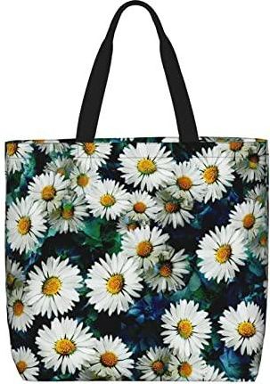 Generic Sac Fourre-Tout Joli Imprim&eacute; Floral Femmes Sac &Agrave; Bandouli&egrave;re Pliable Lavables Sacs &Agrave; Main, Pour &Eacute;cole, Voyage, Shopping, Femmes