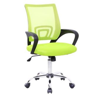 SVITA Cydney - Chaise de bureau pour enfant - Housse en maille - Chaise pivotante - Vert