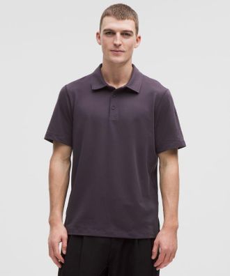 lululemon Soft Jersey Kurzarm-Poloshirt f&uuml;r M&auml;nner - Gr&ouml;&szlig;e 2XL in Atmospheric Purple