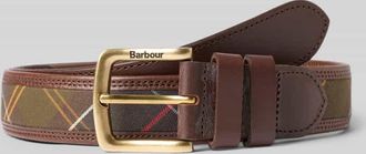 Barbour G&uuml;rtel aus Rindsnappa mit Messingschlie&szlig;e