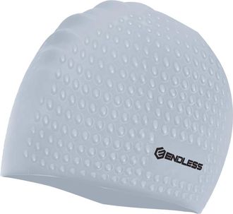 Endless Unisex-Adult El1021 Swimming Cap, Silver, Adult Free Size EU