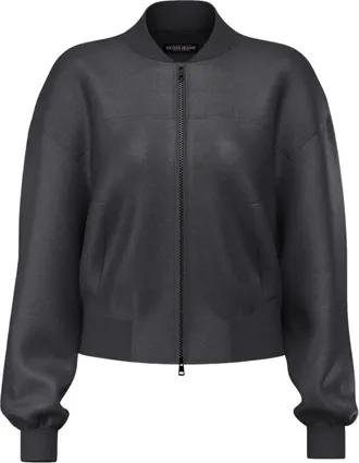 Guess Femme, Vestes, Noir, Taille: 42 FR Veste bomber en similicuir