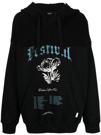 Five CM hoodie à imprimé graphique - Noir