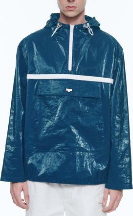 Fursac Vareuse en toile de lin enduite - Taille XL - Homme