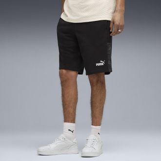 Puma Essentials Camo 10 Shorts Herren, Kleidung, Schwarz, S