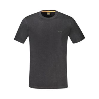 HUGO BOSS Kurzarm-Rundhals-T-Shirt - - Tops - Herren - Schwarzk - XL