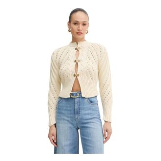 Twinset Damen, Strickwaren, Beige, SGr&ouml;&szlig;e