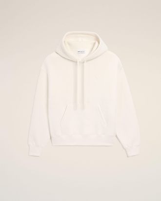 Ami Hoodie Blanc Ami De Coeur Embossé en Coton Blanc - XXXL - Unisex