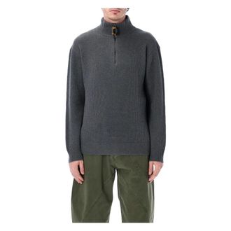 J.W.Anderson Homme, Pulls, Gris, Taille: M Pull &agrave; Demi-Zip