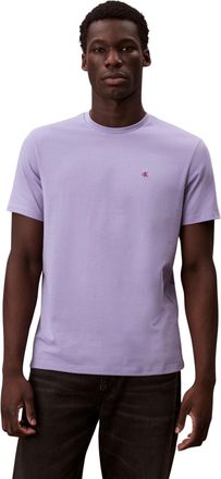 Calvin Klein Herren T-Shirt Kurzarm Classic Monogram Tee mit Rundhalsausschnitt, Violett (Daybreak), XL