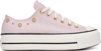 Converse Sneakers aus Stoff Converse Chuck Taylor All Star Lift Platform Heathered Glam A17595C Rosa