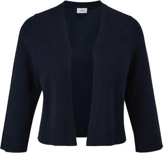 s.Oliver Cardigan Strickjacke Kurze Strickjacke mit 3/4-&Auml;rmel