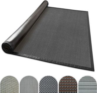 Casa Pura Outdoor-Teppich mit Bord&uuml;re | ideal f&uuml;r Terrasse, Balkon, Garten, K&uuml;che, Flur | aus Kunststoff wetterfest und rutschsicher | Viele Gr&ouml;&szlig;en und Farben (