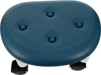 Lurrose Rollbarer Kleiner Hocker mit R&auml;dern Drehbarer Low Stool Flexibler Sitzhocker f&uuml;r Haushalt Spa und Pedik&uuml;re Platzsparend Leicht zu Bewegen f&uuml;r Schlafzi