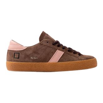 D.A.T.E. Leder- und Baumwoll-Sneakers - - Shoes - Damen - Braun - 39 EU